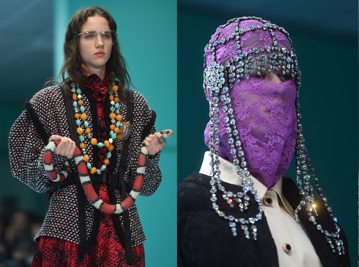 El universo "Cyborg" de Gucci impacta en Milán
