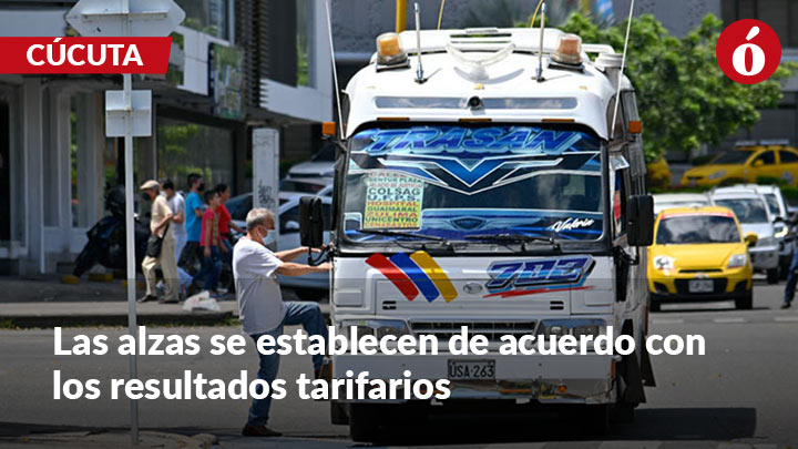 El próximo año volverá a subir el pasaje de buseta en Cúcuta