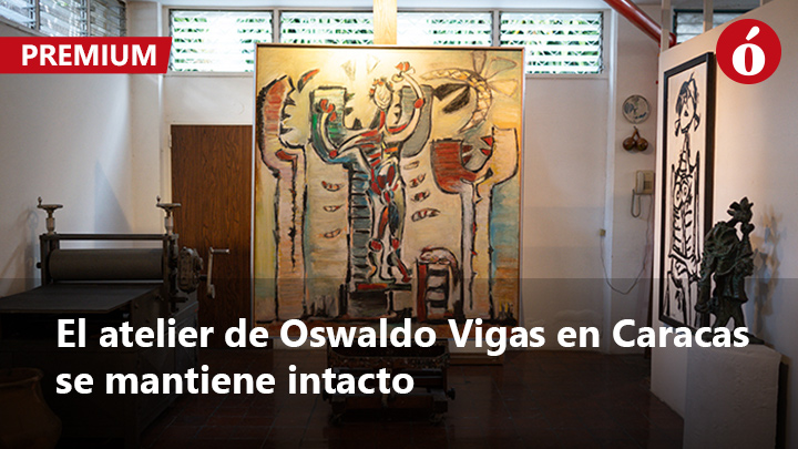 La vida del pintor venezolano Vigas a través de su atelier intacto