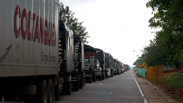 Los bloqueos viales en Colombia ya suman pérdidas por $6,1 billones