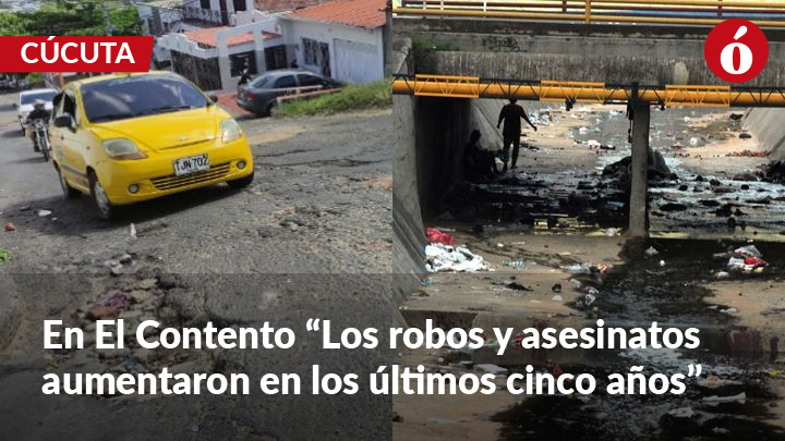 Los problemas que preocupan en el barrio El Contento de Cúcuta