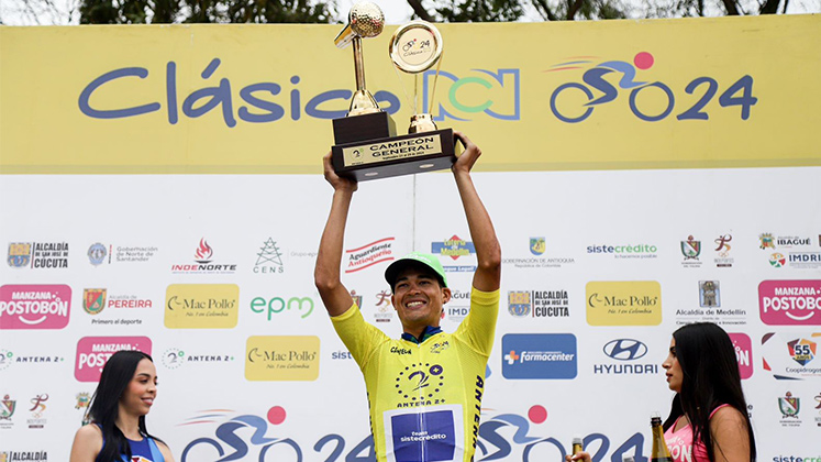 Kevin Castillo se coronó como campeón en el Clásico RCN 2024