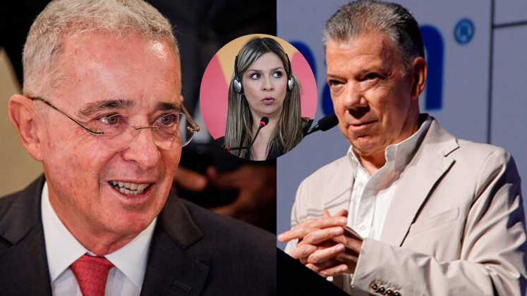 Solapado y mentiroso: Uribe arremete contra Santos y habla de Vicky Dávila