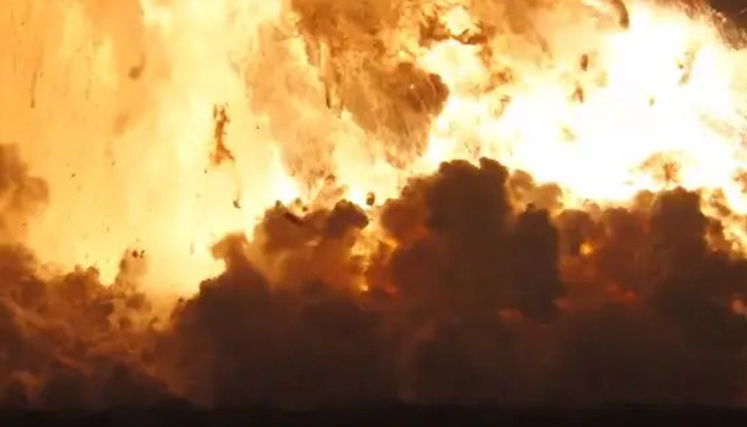 Impactante explosión del cohete Starship de SpaceX en la Starbase: el ...