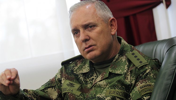 General Alberto Mejía, nuevo comandante de las fuerzas militares