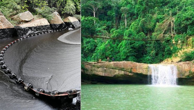 Pozo Azul, paraíso de Tibú ‘herido’ por atentado al oleoducto