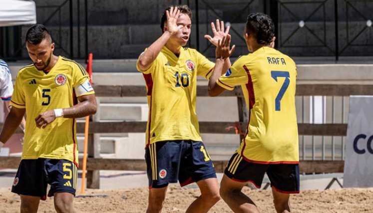 Selección Colombia está lista para su primer Mundial de fútbol playa