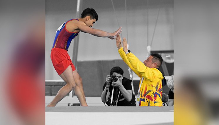 Jairo Ruiz, el formador del medallista olímpico Ángel Barajas