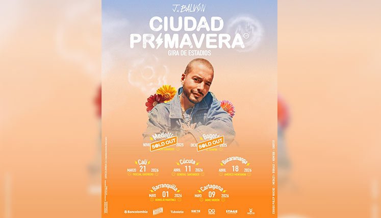 Cúcuta se prepara: J Balvin confirma concierto en 2026