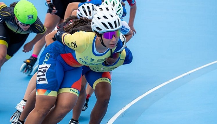 La patinadora Ashly Acevedo brilló con dos bronces en Italia